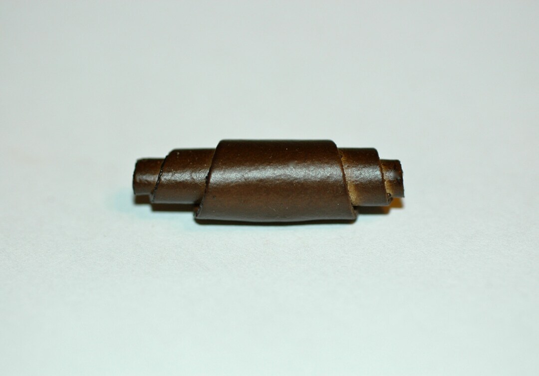 1 3/8" Brown Leather Toggle W/ Metal Loop. (35mm) - Etsy