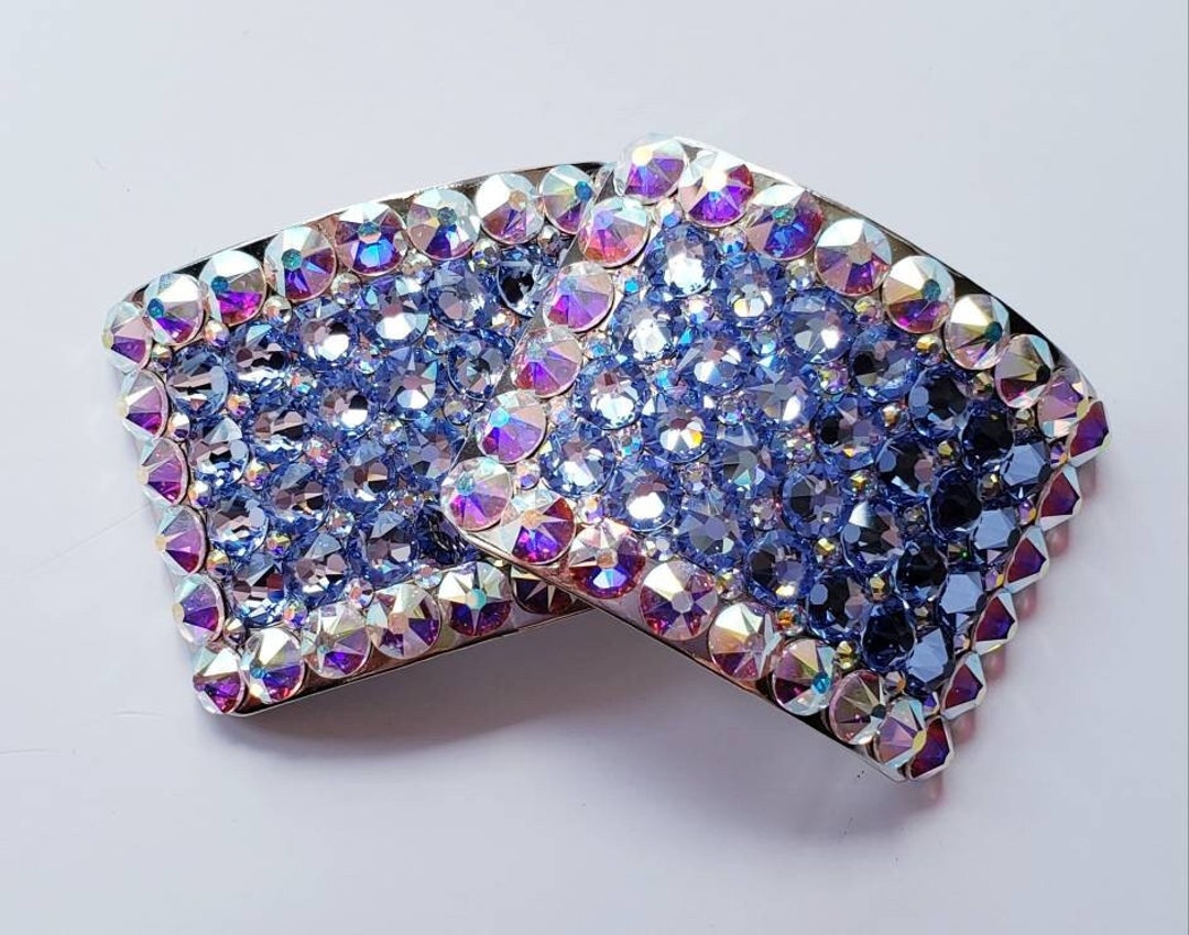 Irish Dance Buckles Light Sapphire Blue & AB Swarovski® Crystals - Etsy