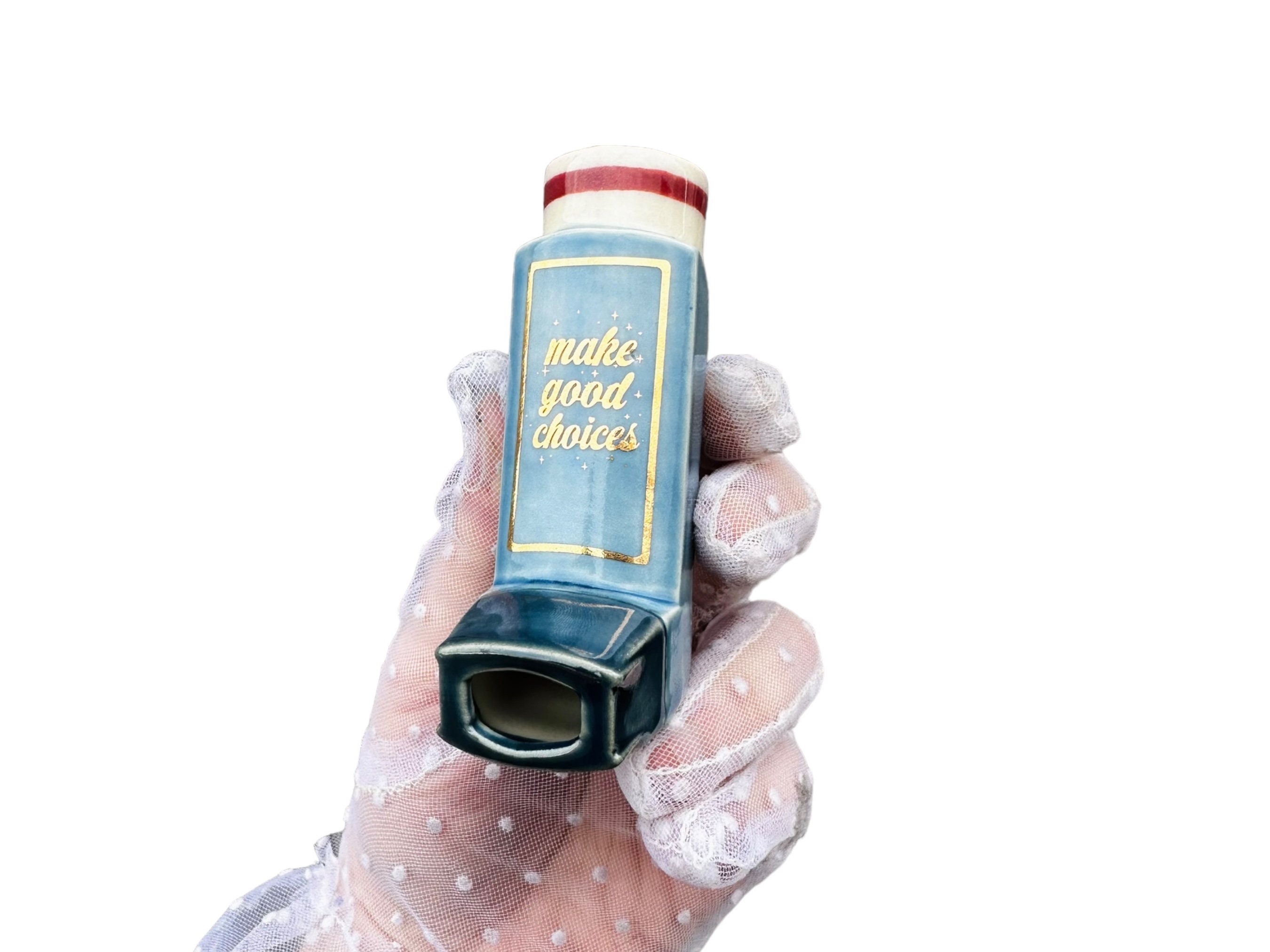 Gold MGC on Realistic Inhaler Pipe