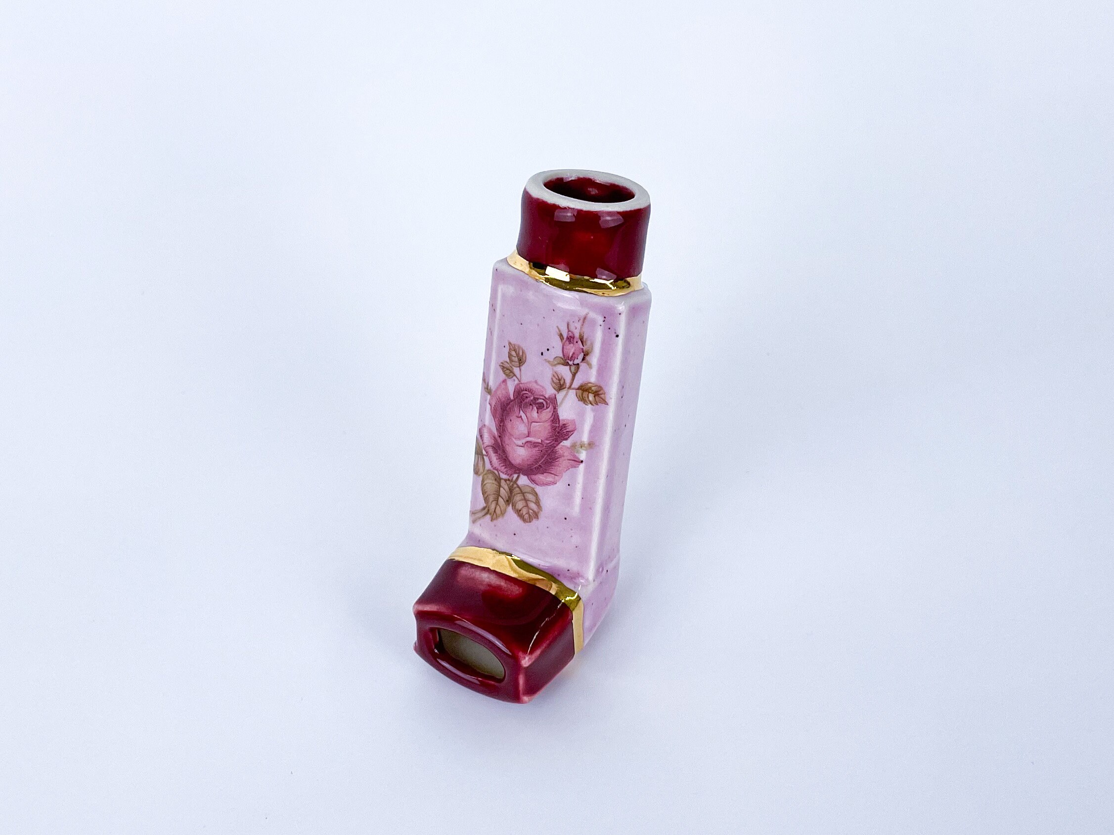 Vintage Rose Inhaler Pipe