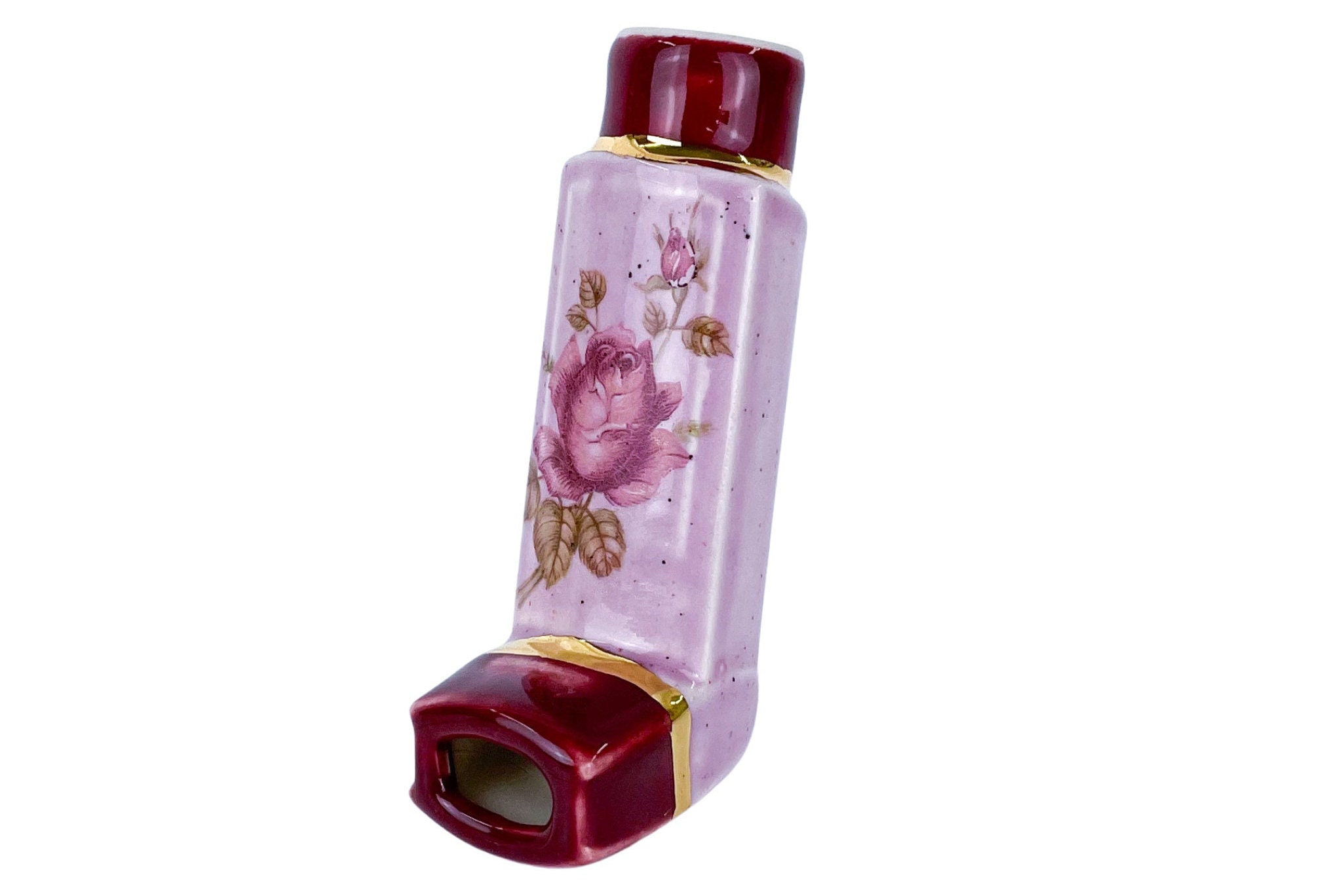 Vintage Rose Inhaler Pipe