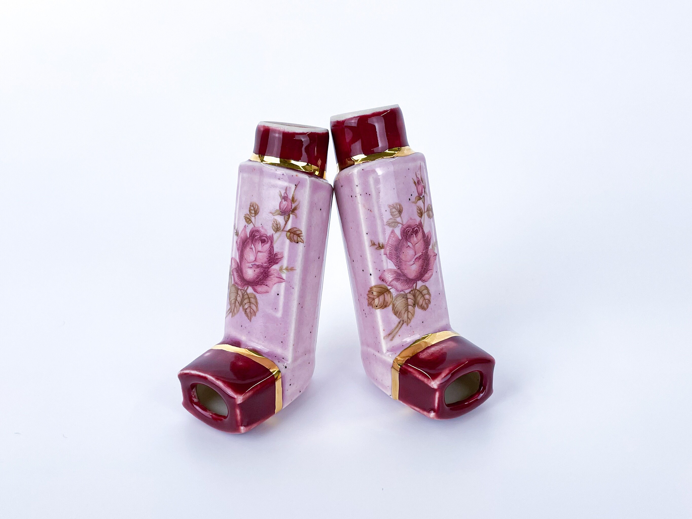 Vintage Rose Inhaler Pipe