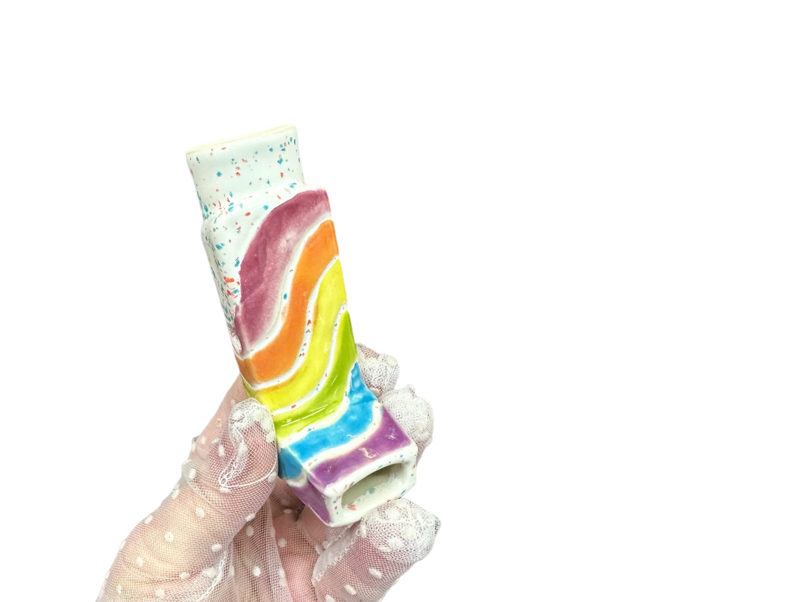Rainbow Sprinkles Inhaler Pipe