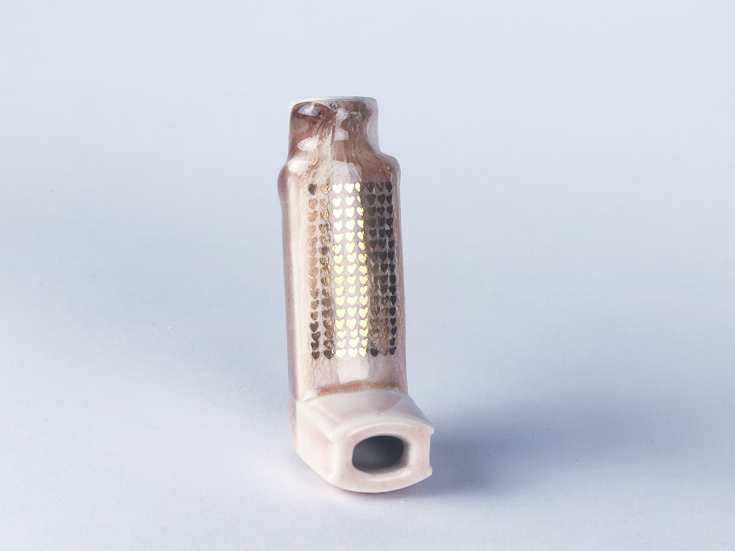 Starry Beige Fade Inhaler Pipe