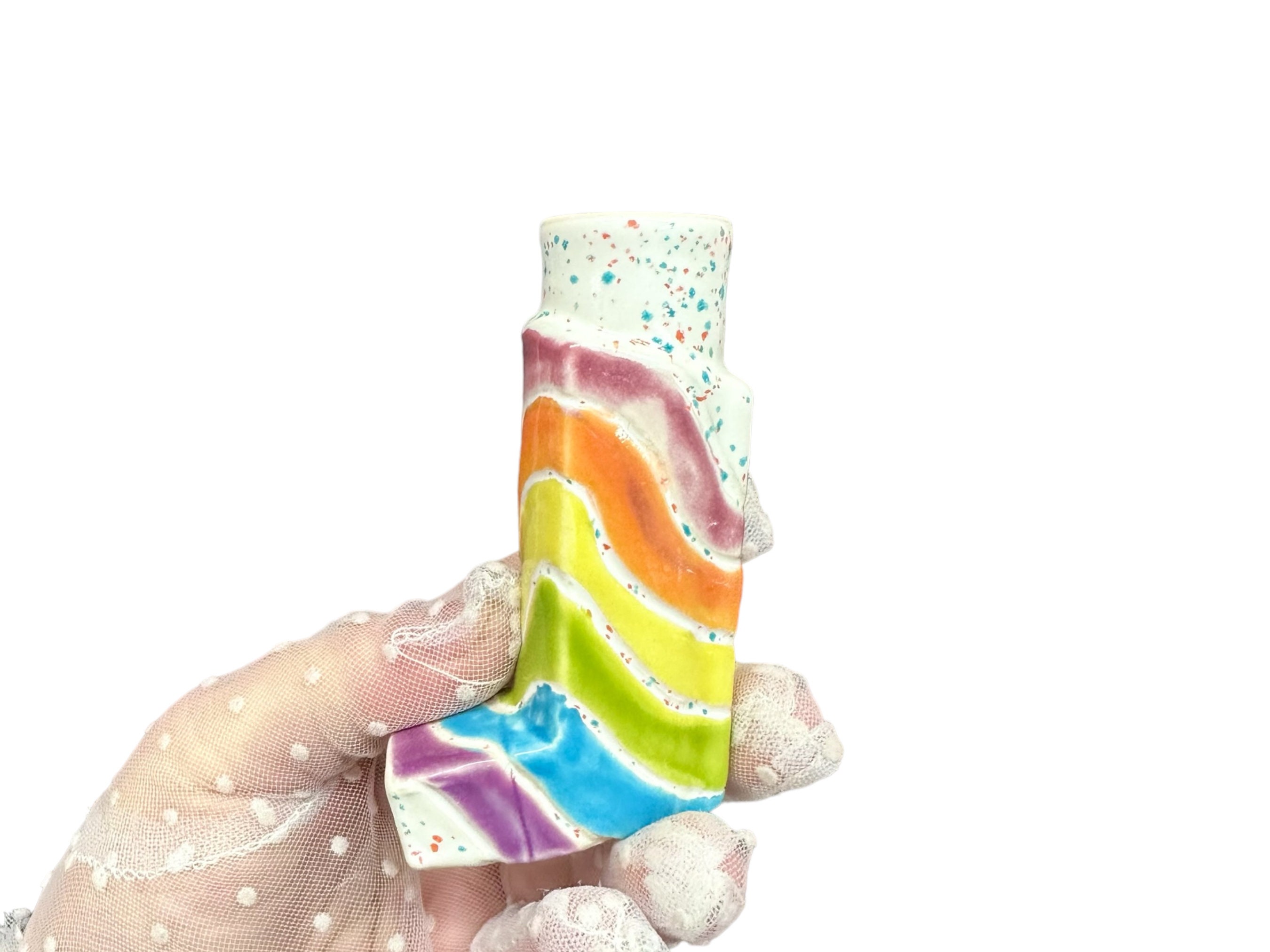 Rainbow Sprinkles Inhaler Pipe