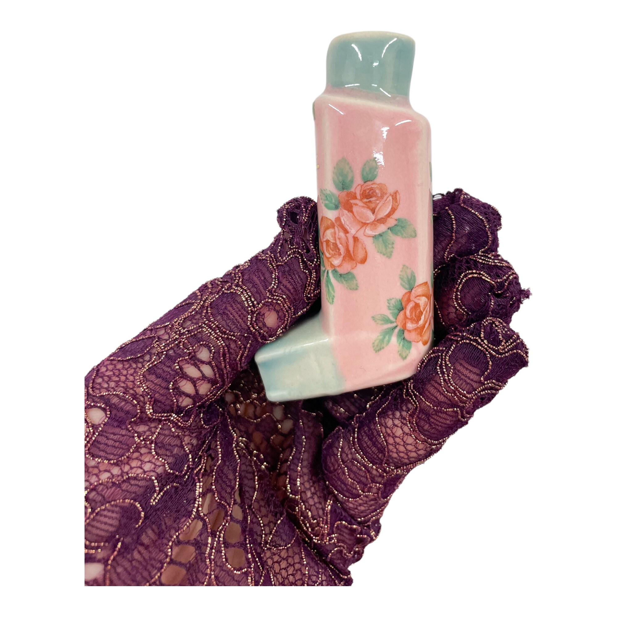 Floral Make Good Choices Inhaler Pipe