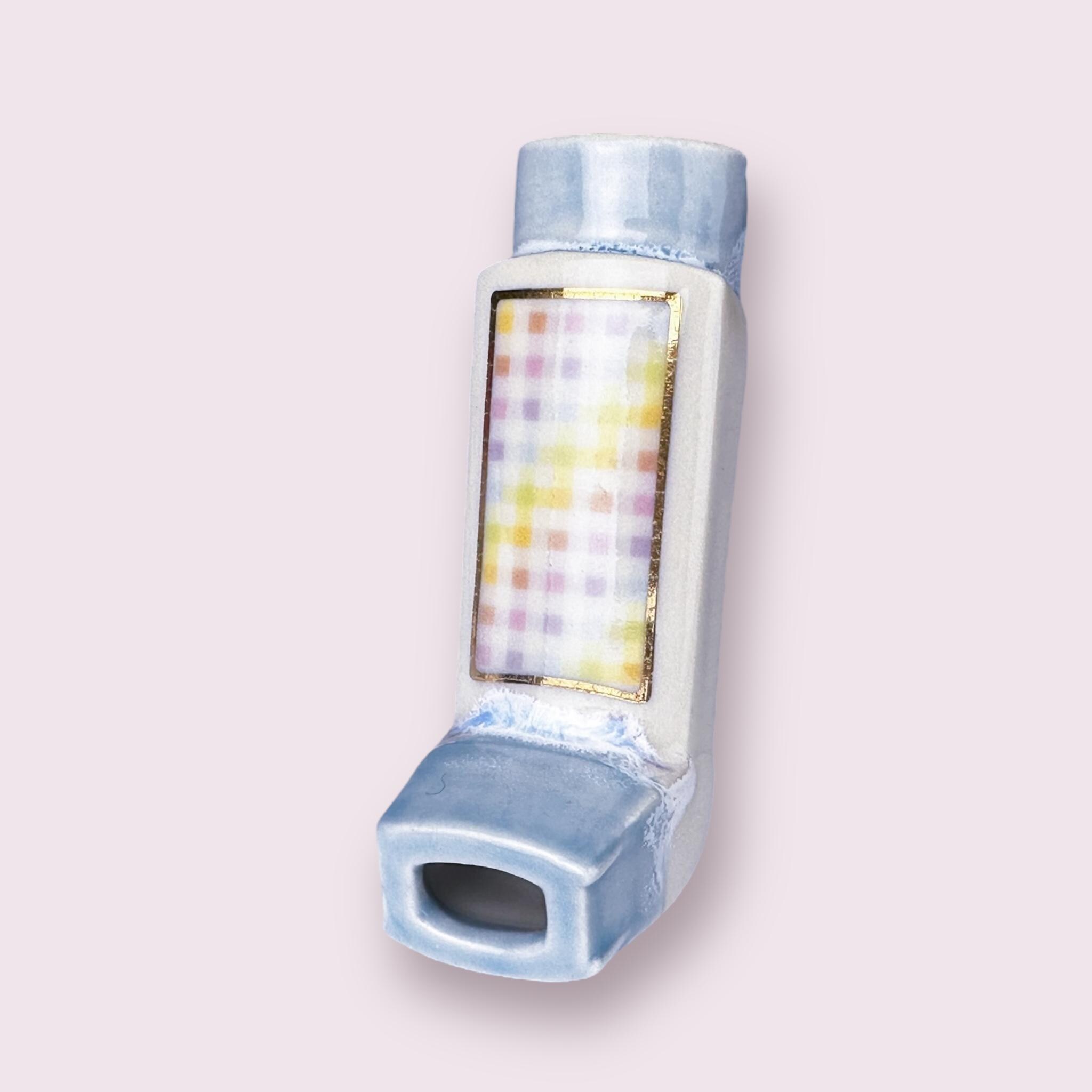 SALE! Pastel Rainbow Gingham Inhaler