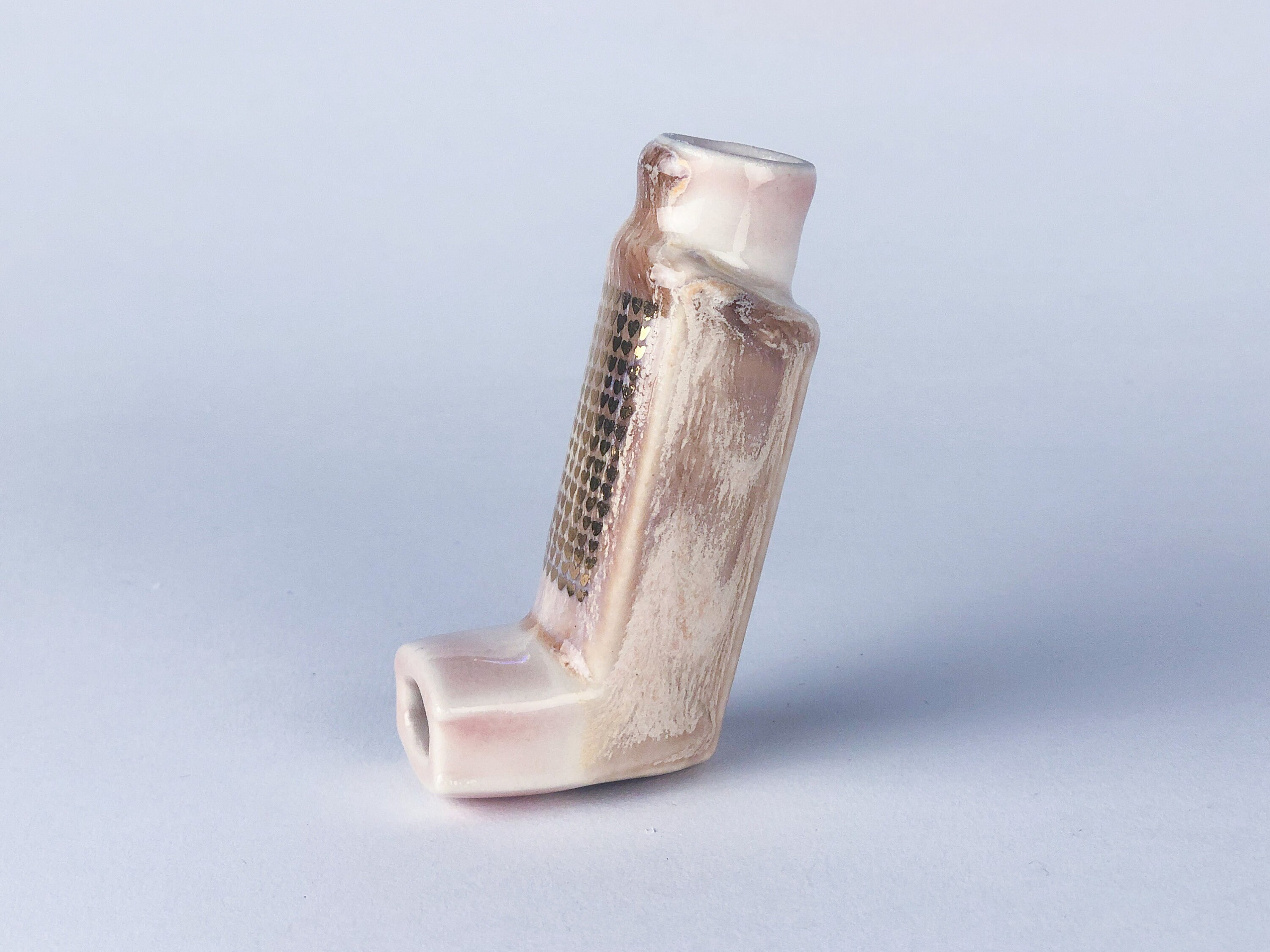 Starry Beige Fade Inhaler Pipe