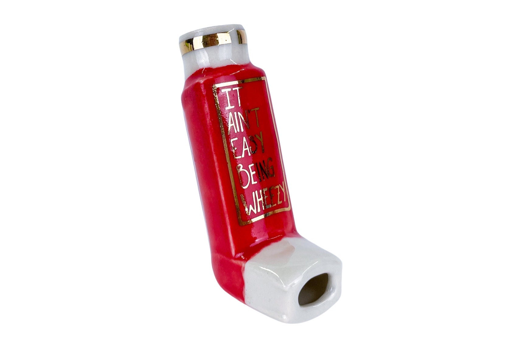 Red Realistic It Ain’t Easy Inhaler Pipe