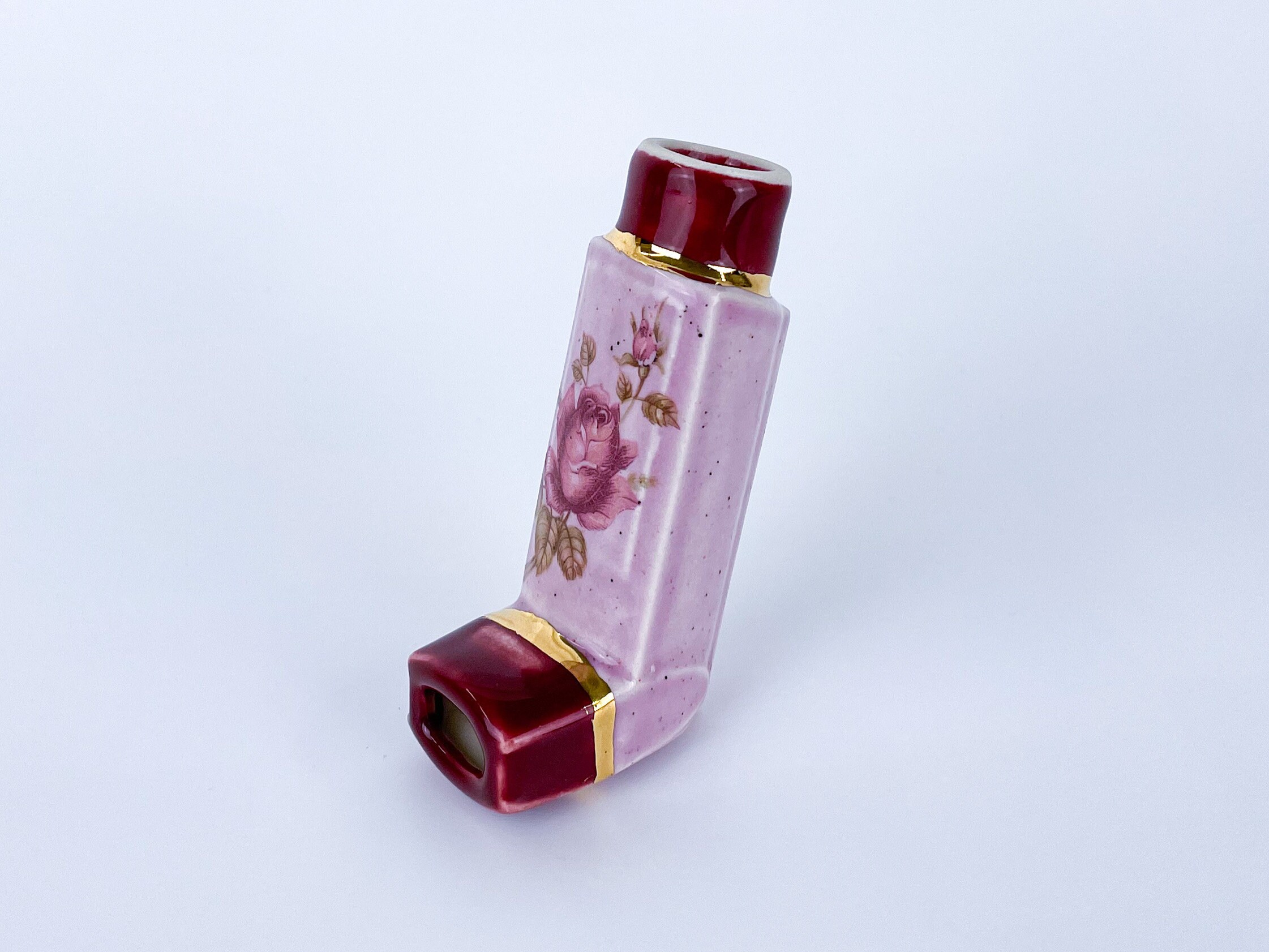 Vintage Rose Inhaler Pipe