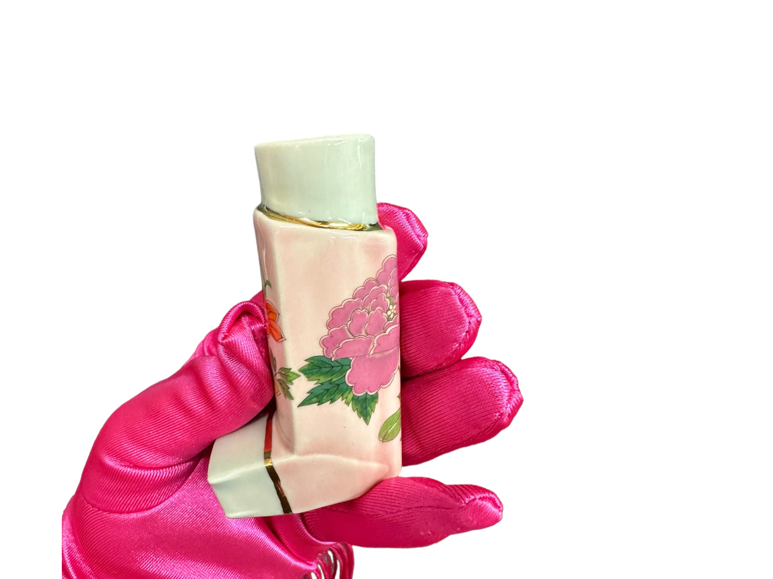 Floral Pink Inhaler Pipe