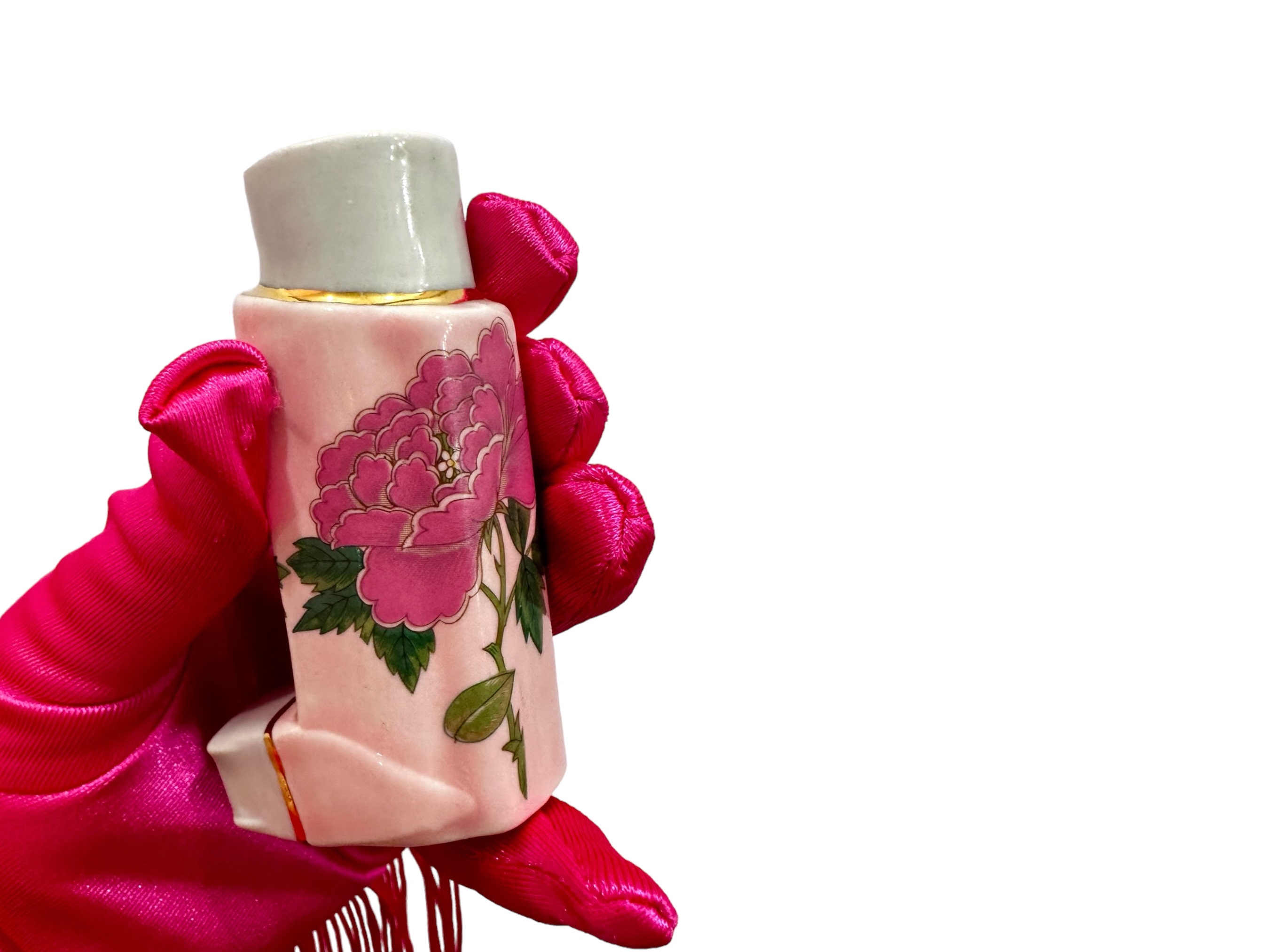 Floral Pink Inhaler Pipe