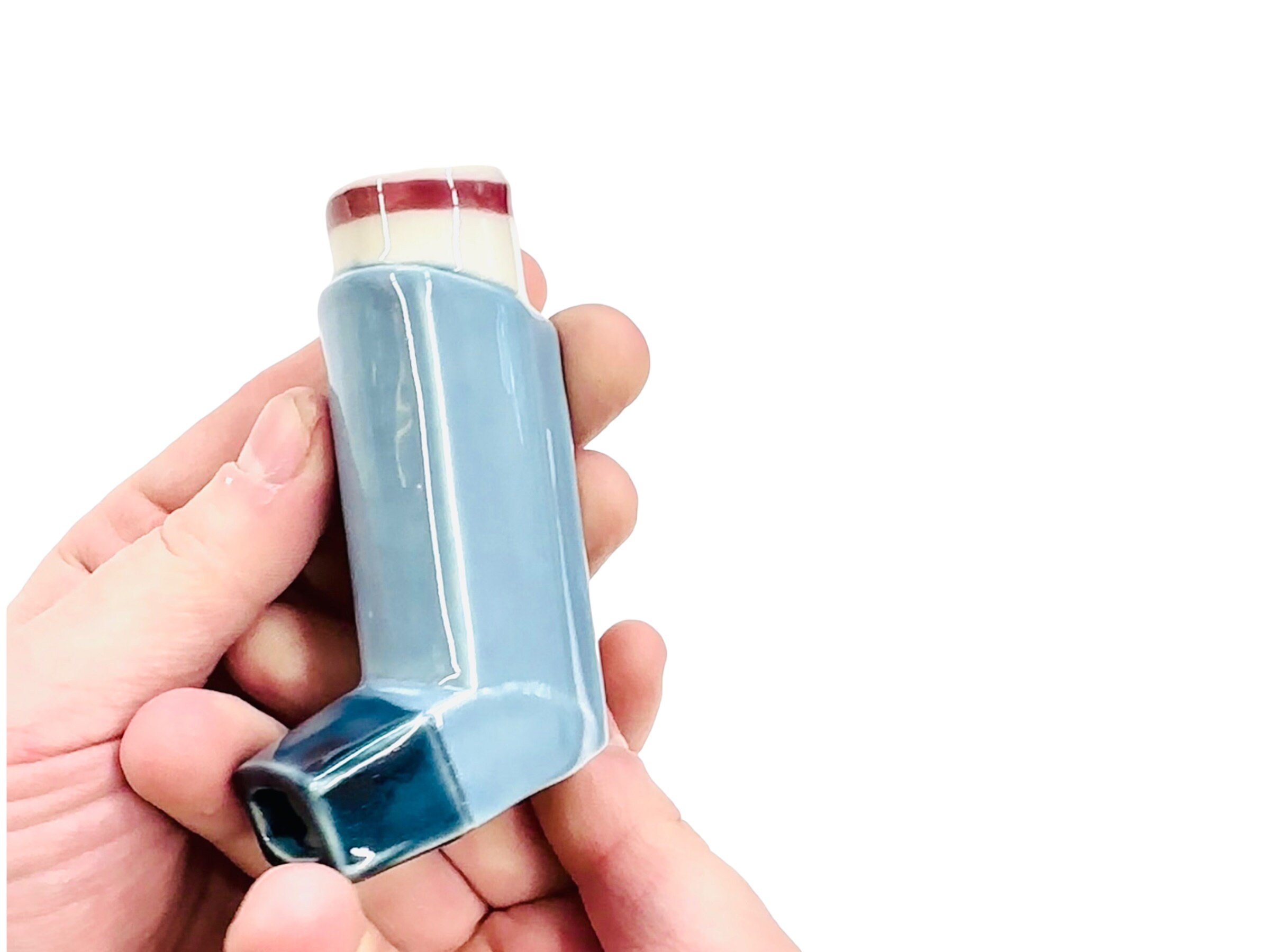 Blue Realistic Inhaler Pipe