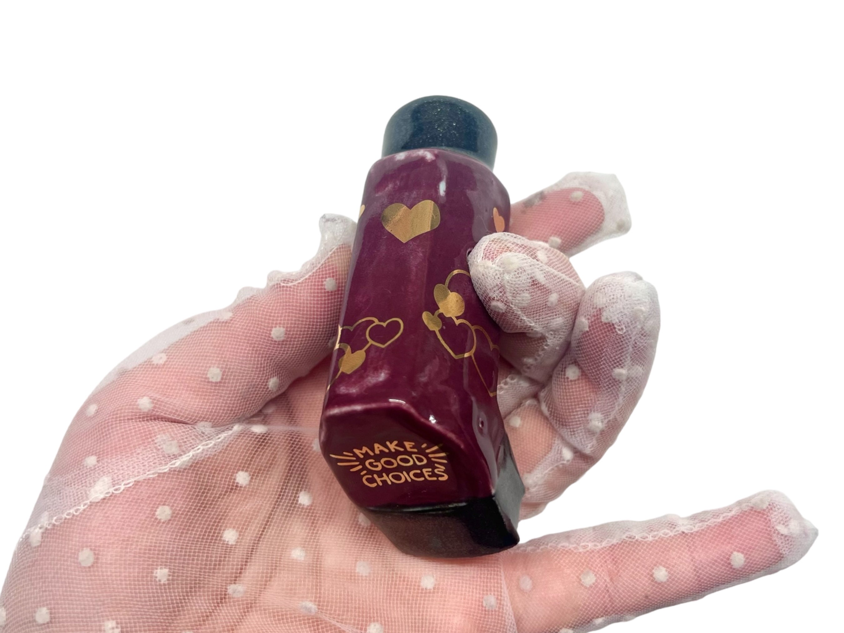 MGC Heart Cloud Maroon Inhaler Pipe #1