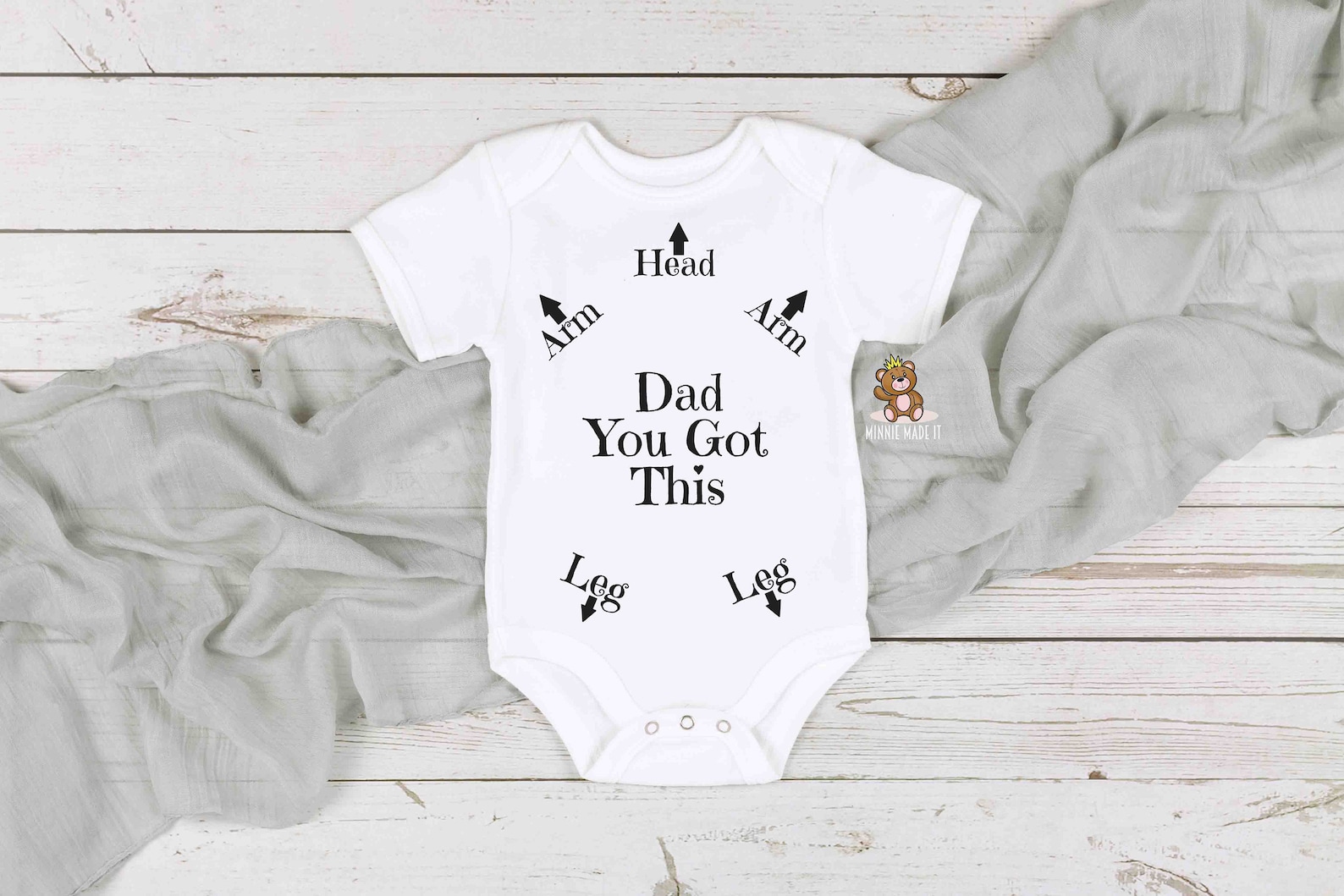 Dad You Got This Hilarious Baby Gerber Onesie® Funny Baby - Etsy
