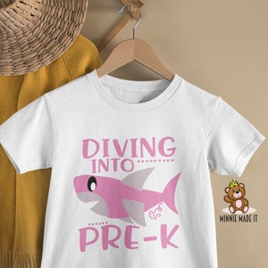 Diving Into Pre-k Toddler Tee 2020 Back to School Shirt Post Quarantine ...