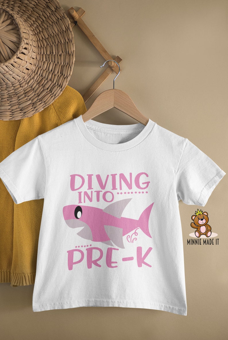 Diving Into Pre-k Toddler Tee 2020 Back to School Shirt - Etsy