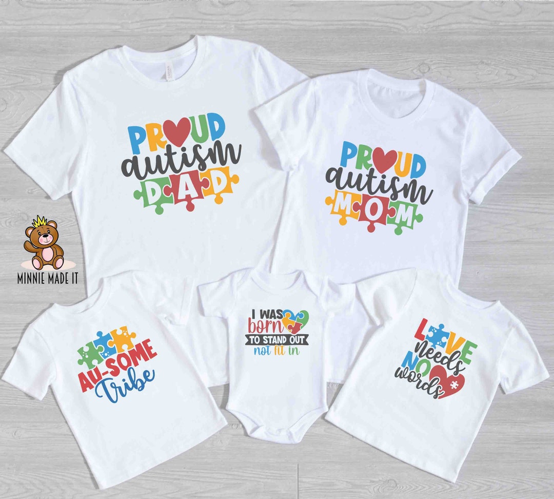Autism Awareness Matching Family Shirts - Autism Baby Onesie® / Toddler ...