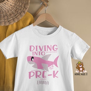 Diving Into Pre-k Toddler Tee 2020 Back to School Shirt Post Quarantine ...
