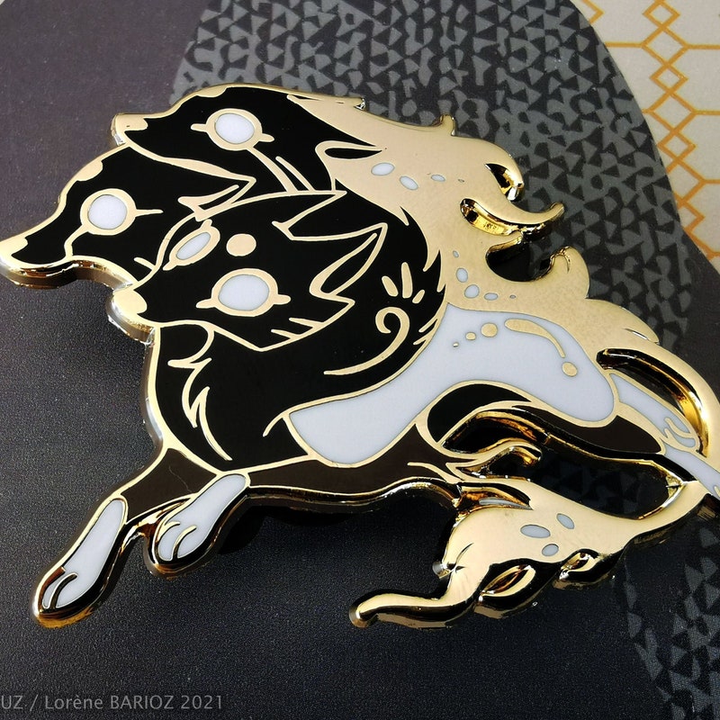 Cerberus Custom Pin - Etsy