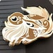 Fluffy Monster Hard Enamel Pin - Etsy