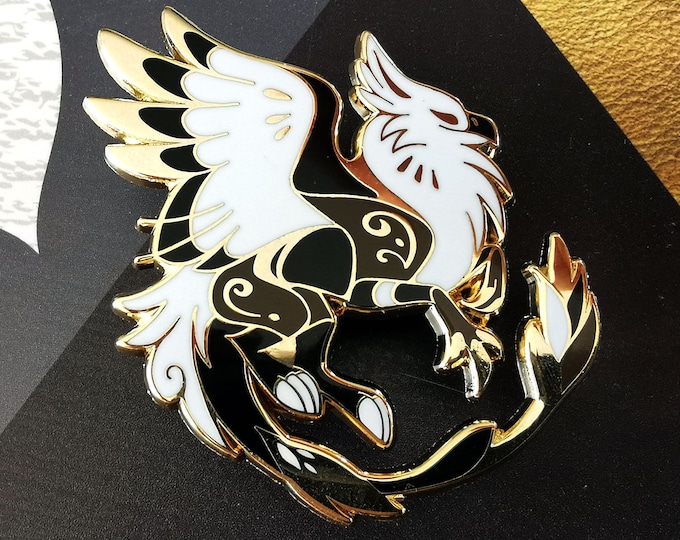 Gryphon Hard Enamel Pin - Etsy