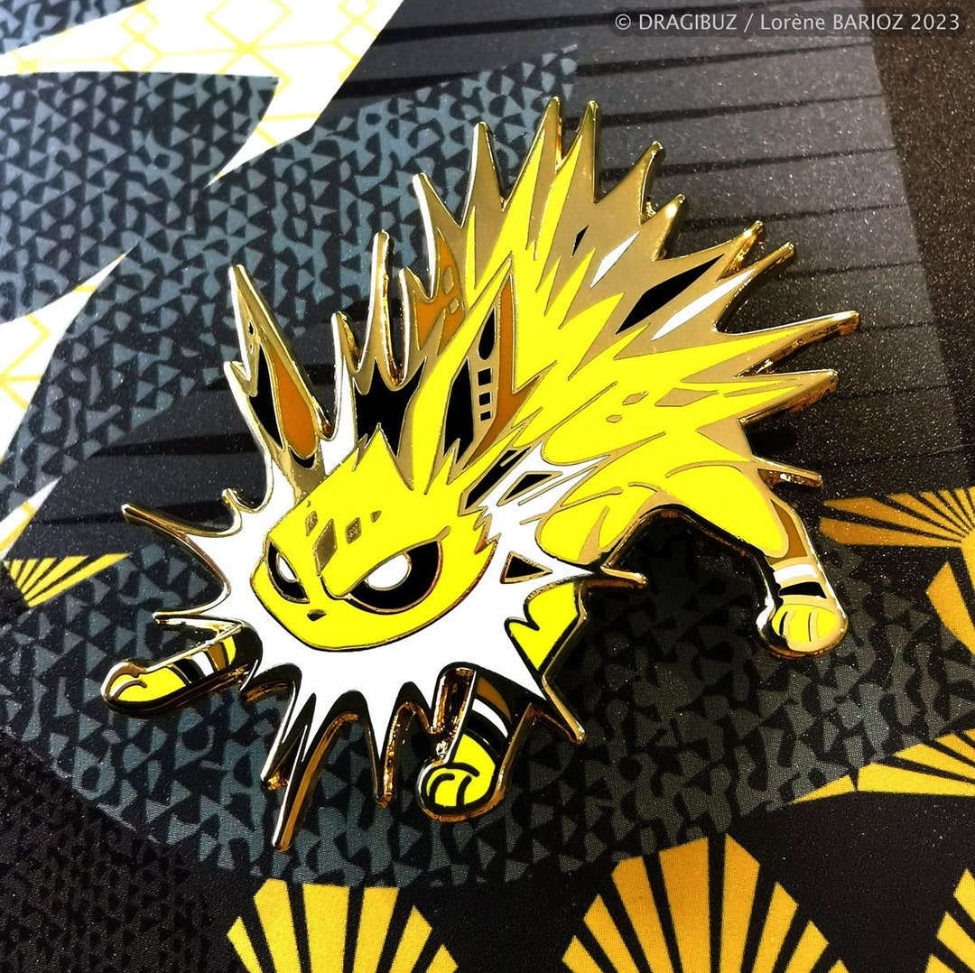 Spiky Monster Hard Enamel Pin - Etsy