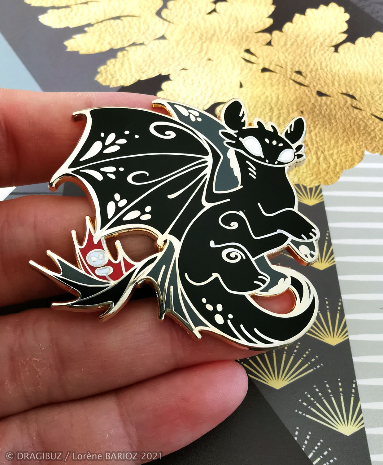 Night Furry Hard Enamel Pin - Etsy