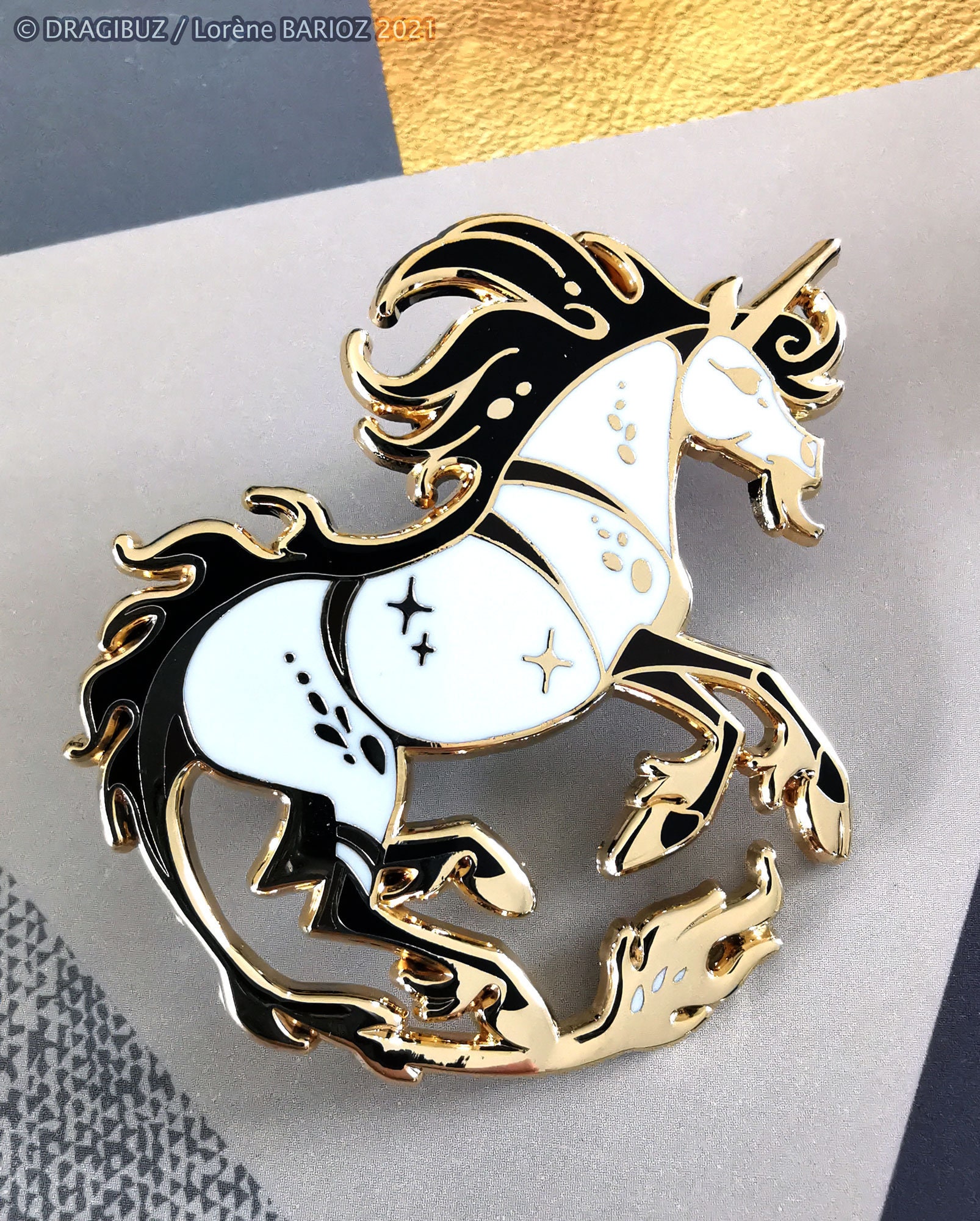 Unicorn Hard Enamel Pin - Etsy