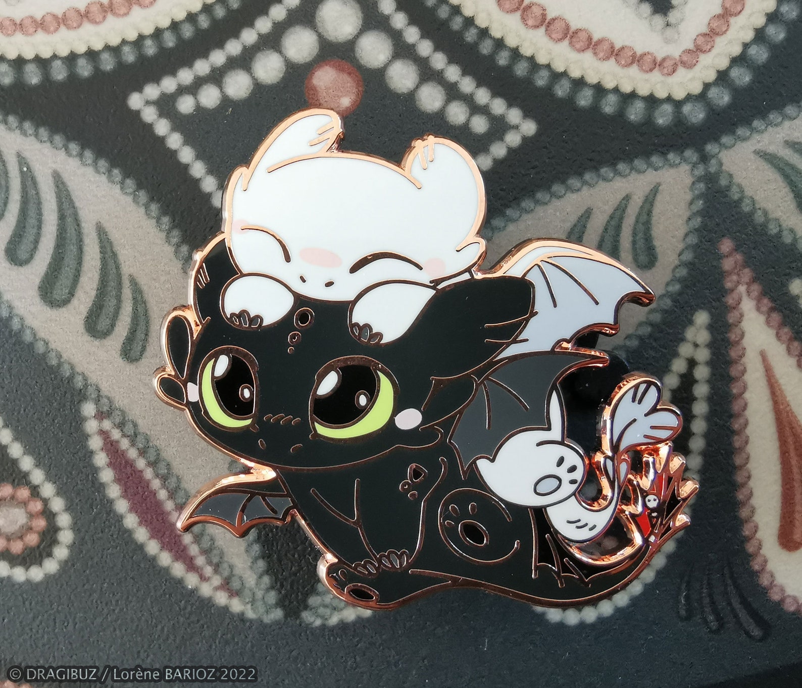 Light & Night Fury Hard Enamel Pin - Etsy