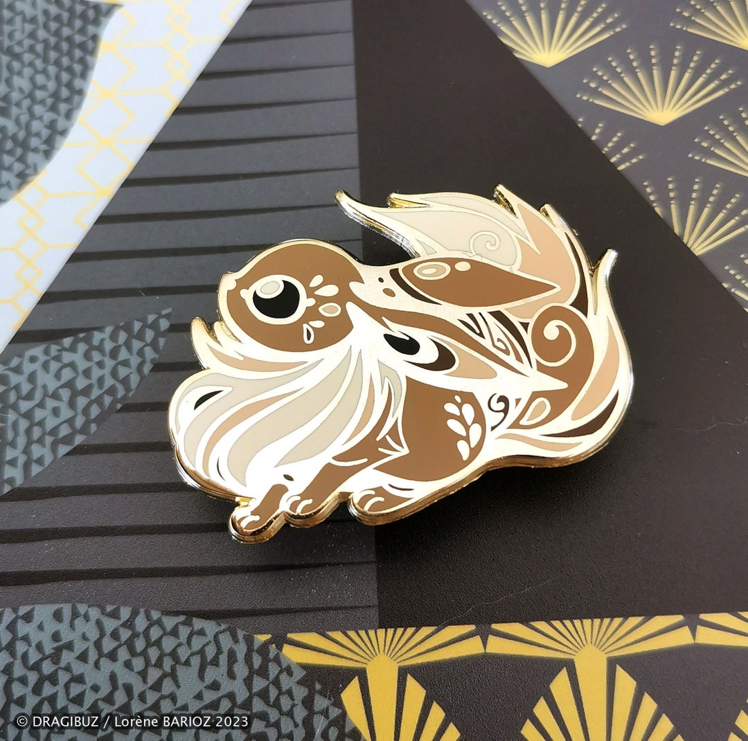 Fluffy Monster Hard Enamel Pin - Etsy