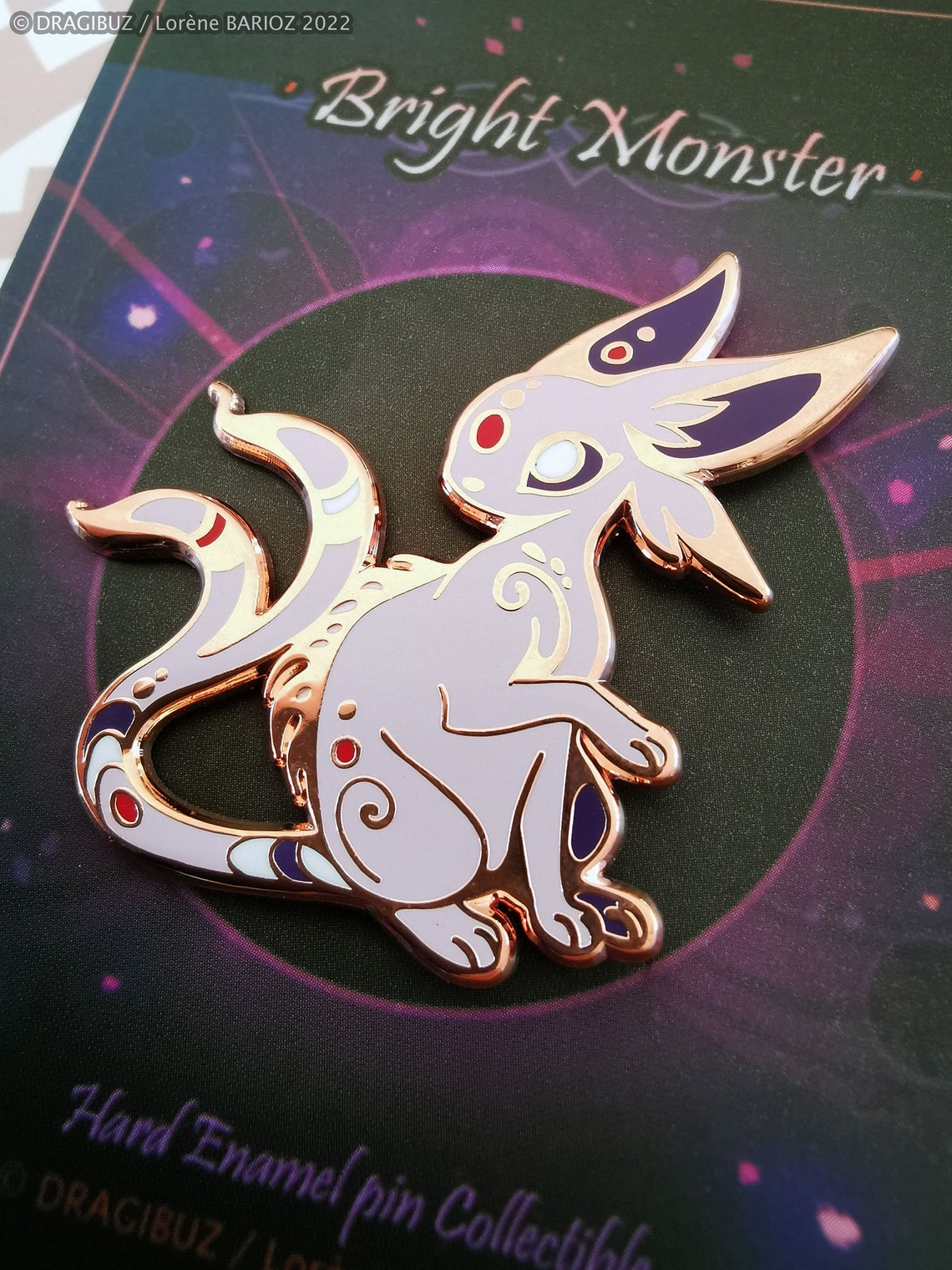 Dark Monster Hard Enamel Pin - Etsy