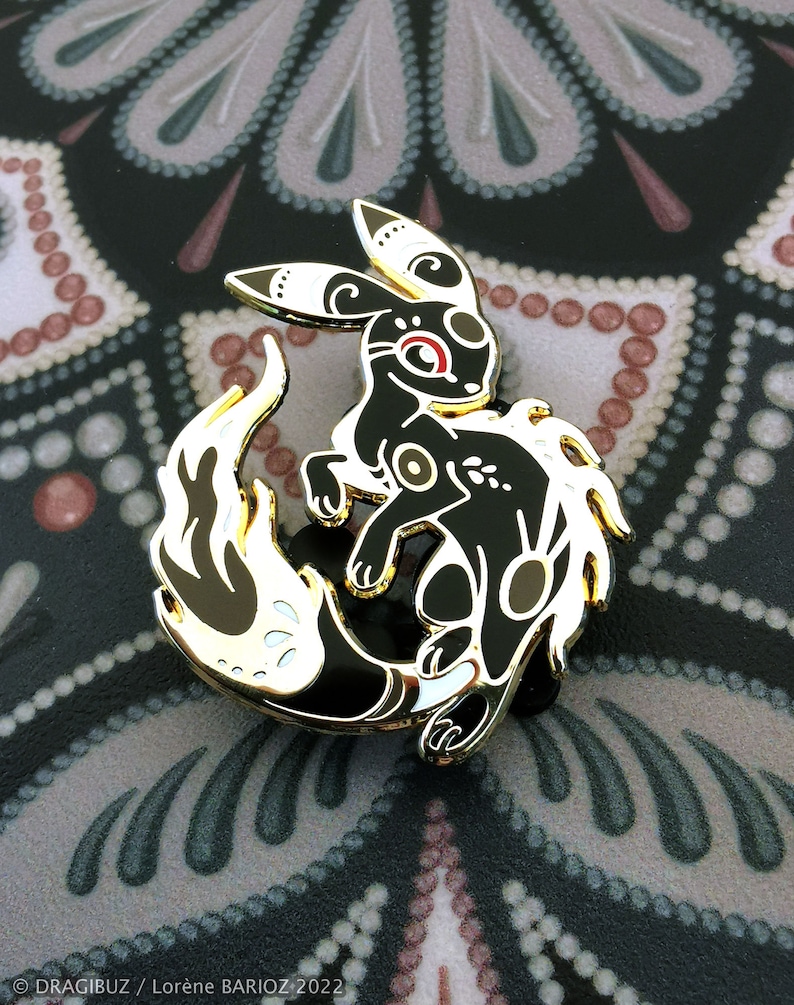 Dark Monster Hard Enamel Pin - Etsy