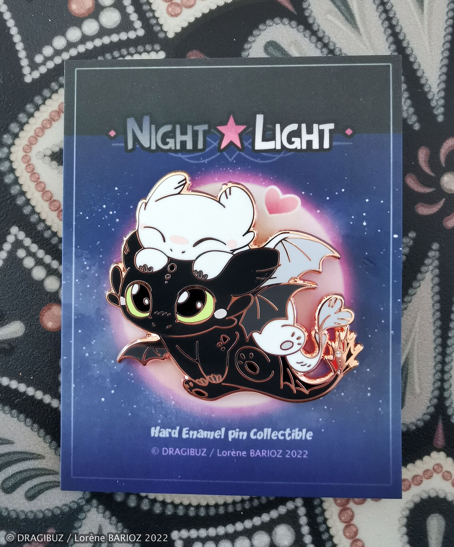 Light & Night Fury Hard Enamel Pin - Etsy
