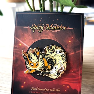 Spicy Monster Hard Enamel Pin - Etsy
