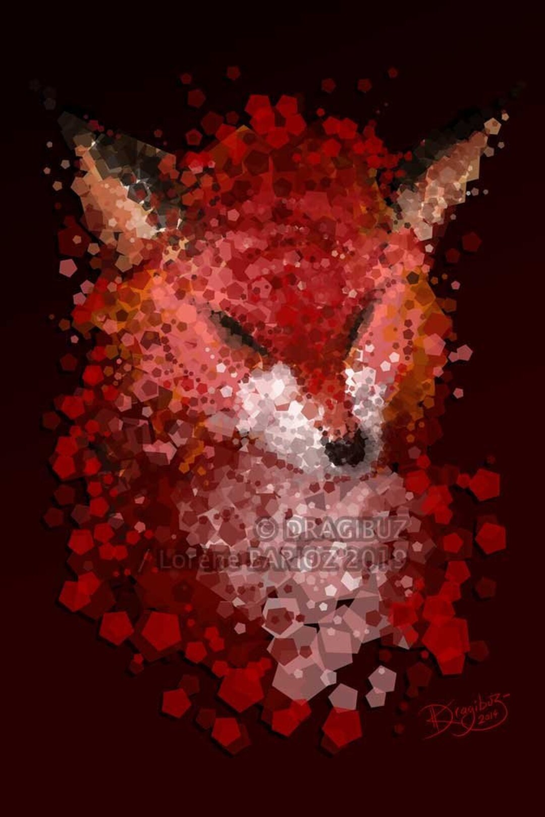 Hard Print Fox (forex) A4 - "graphic Fox" - Etsy