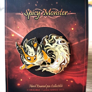 Spicy Monster Hard Enamel Pin - Etsy