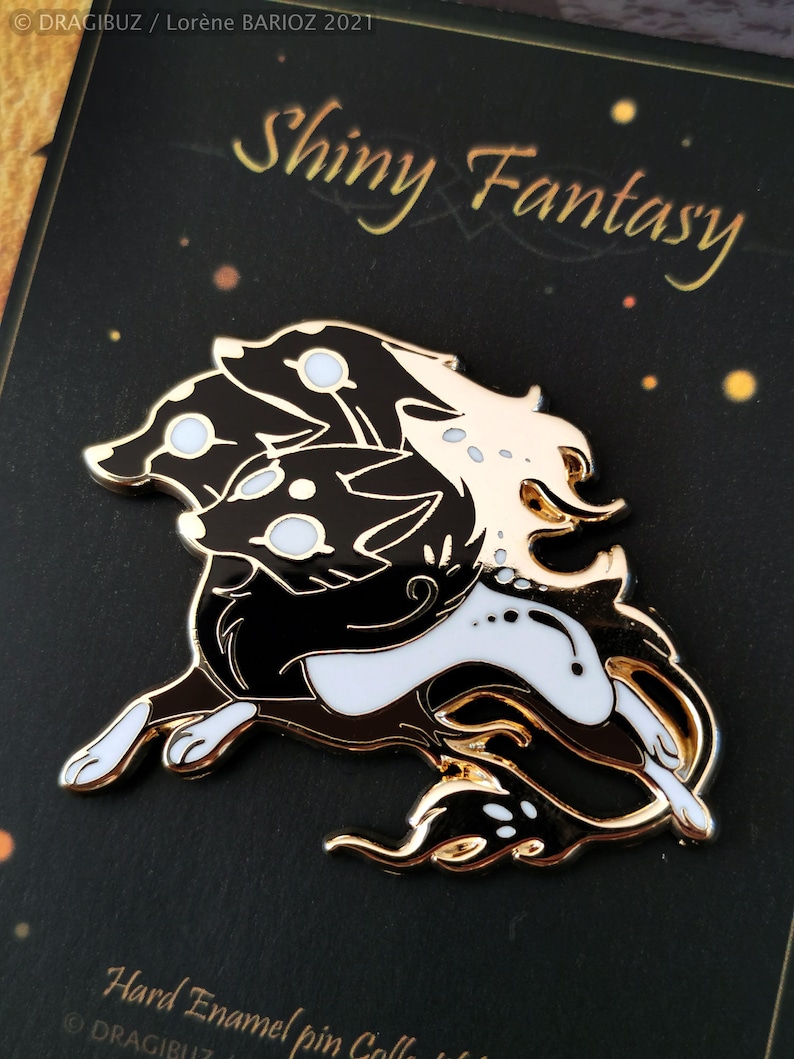 Cerberus Hard Enamel Pin | Etsy