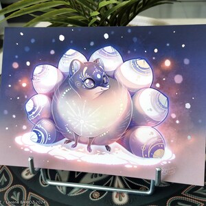 Shiny Fine Art Print A5 "winter Kitsune" - Limited Edition 100 Prints ...