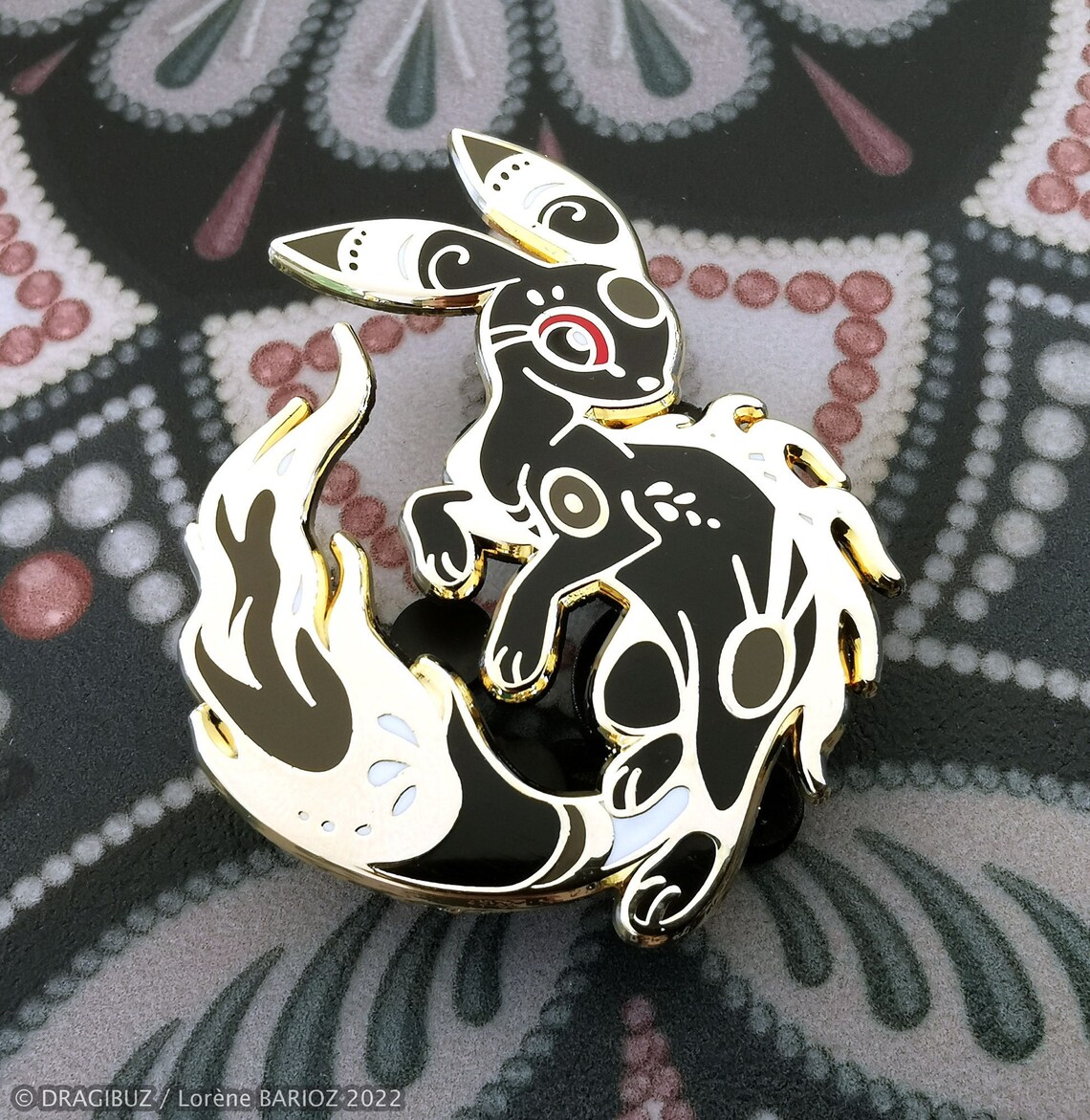 Dark Monster Hard Enamel Pin - Etsy