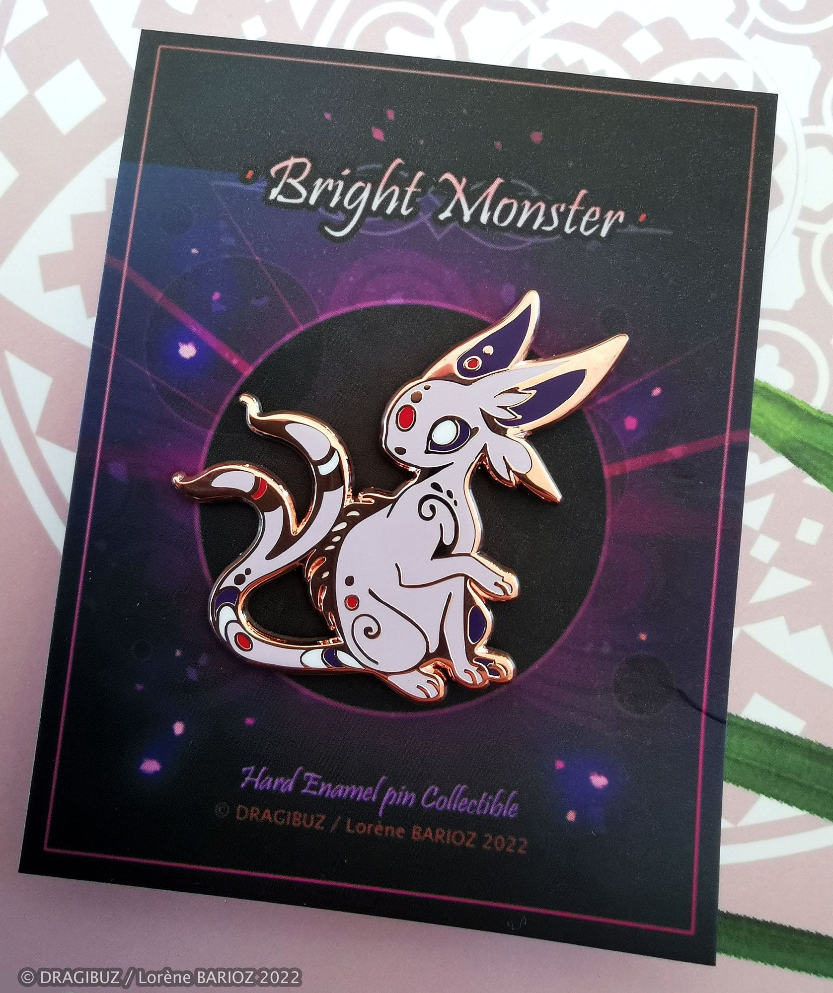 Dark Monster Hard Enamel Pin - Etsy