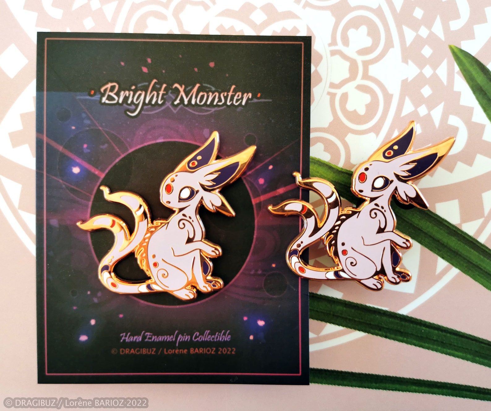 Dark Monster Hard Enamel Pin - Etsy