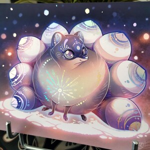 Shiny Fine Art Print A5 "winter Kitsune" - Limited Edition 100 Prints ...