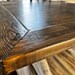 Rustic Farmhouse Table and Benches - Etsy