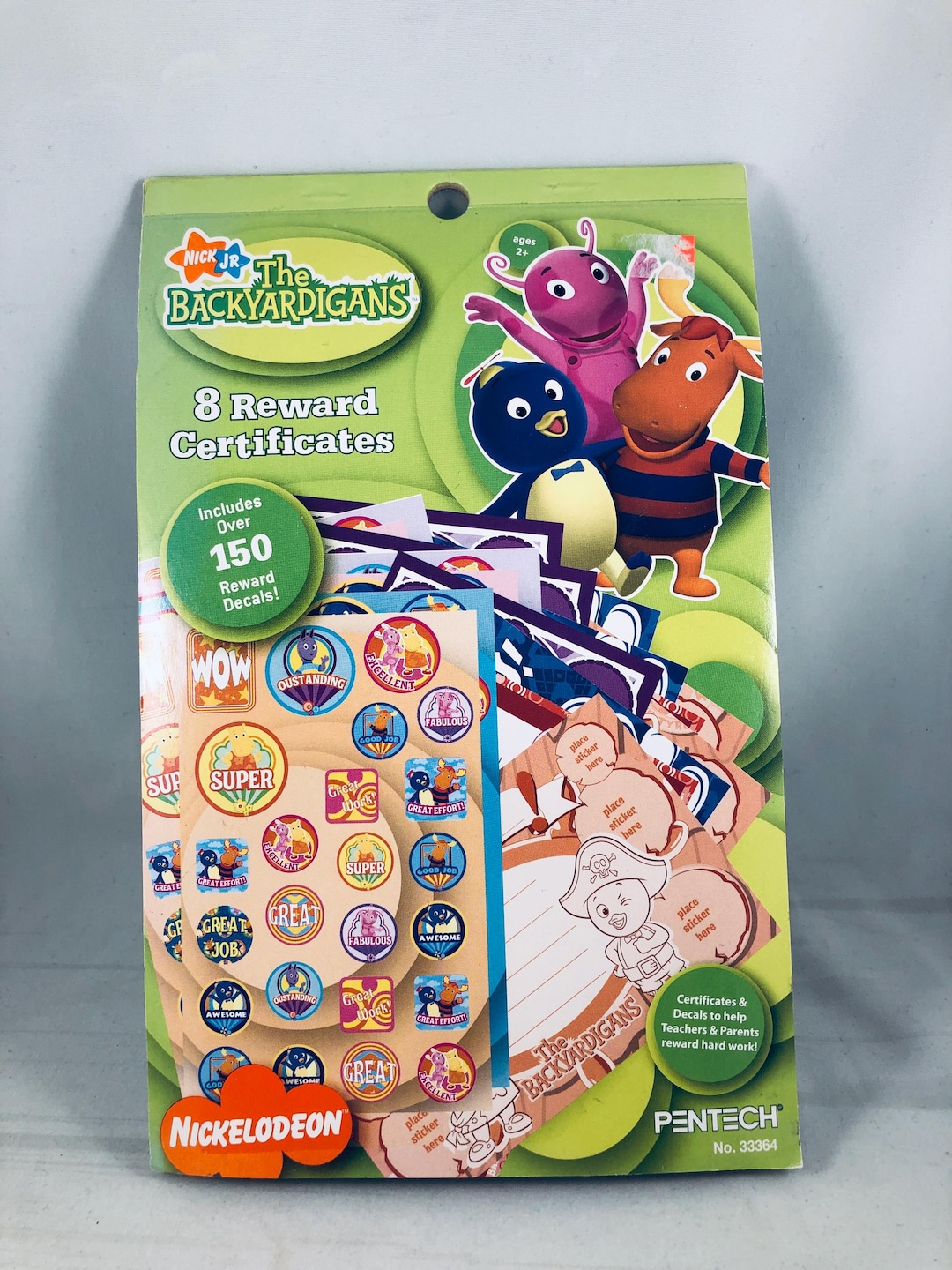 The Backyardigans 8 Reward Certificates and Sticker Decals. Nick Jr ...