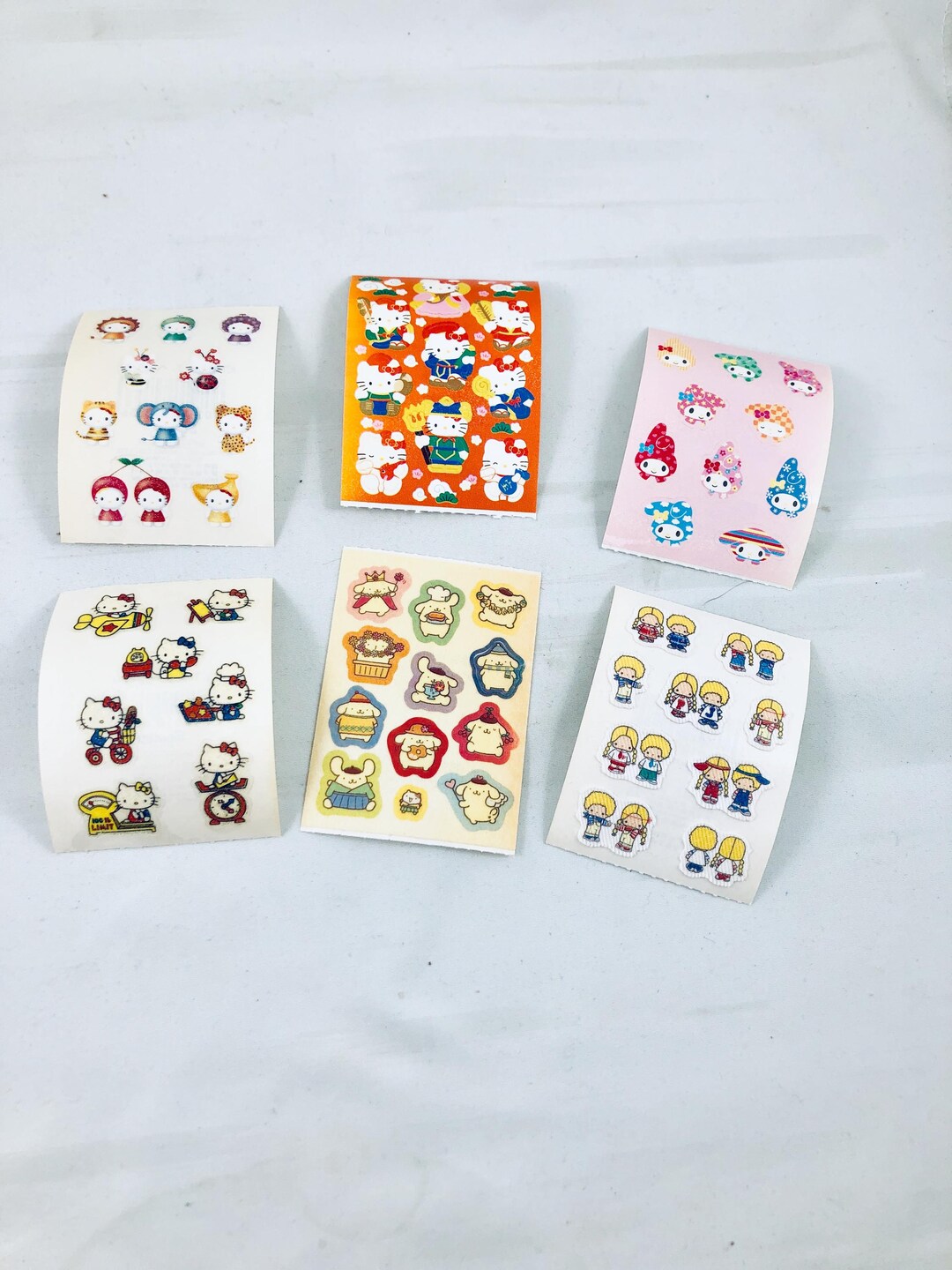 Lot of 6 Sanrio Hello Kitty Patty & Jimmy Pom Pom Purin My Melody ...