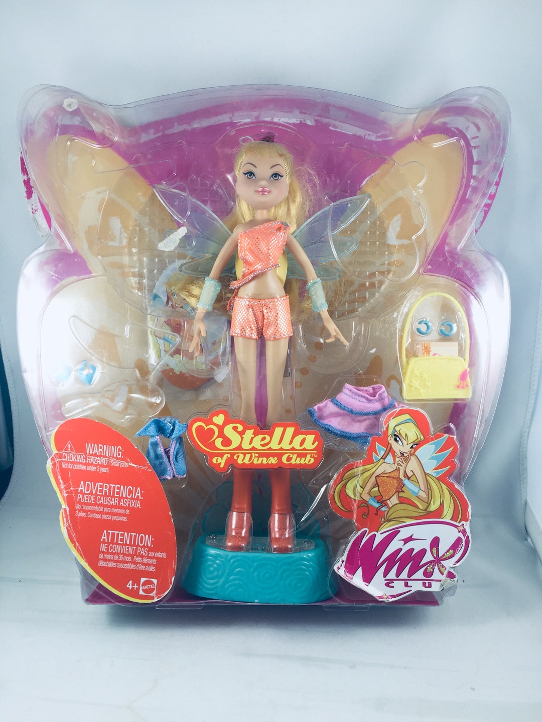 Stella of Winx Club Light & Flutter Doll Mattel. Working. - Etsy
