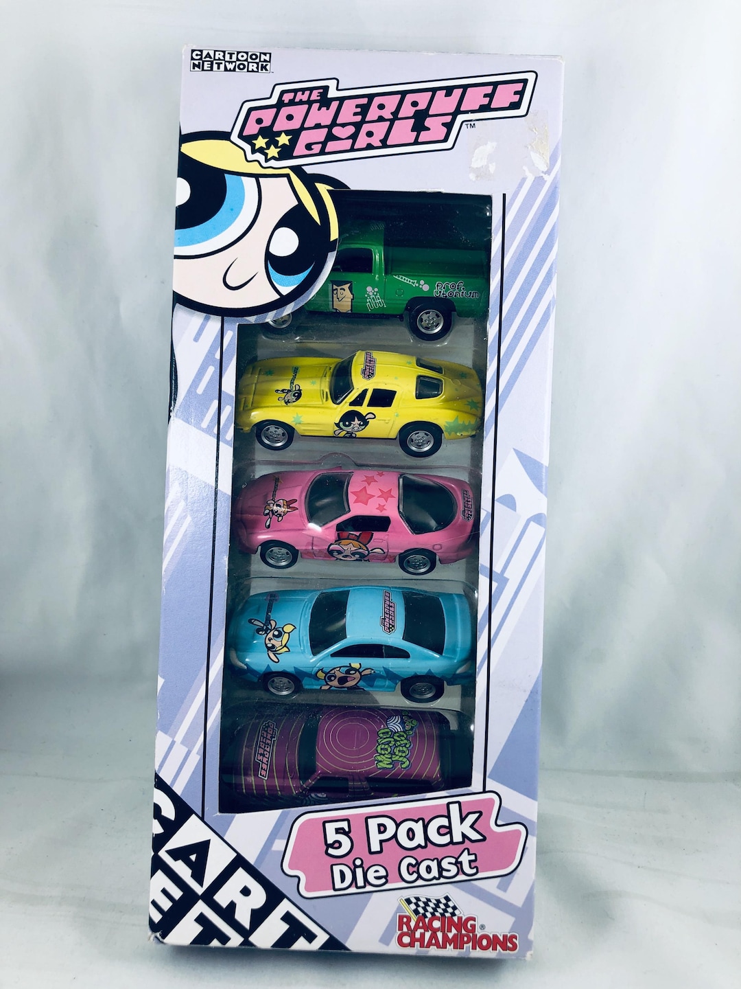 The Powerpuff Girls 5 Pack Diecast Cars Set. Chevrolet/dodge Racing ...