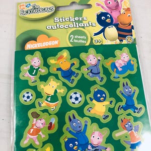 The Backyardigans Sticker Set - 2 Sheet NEW Sandylion. Nickelodeon Free ...