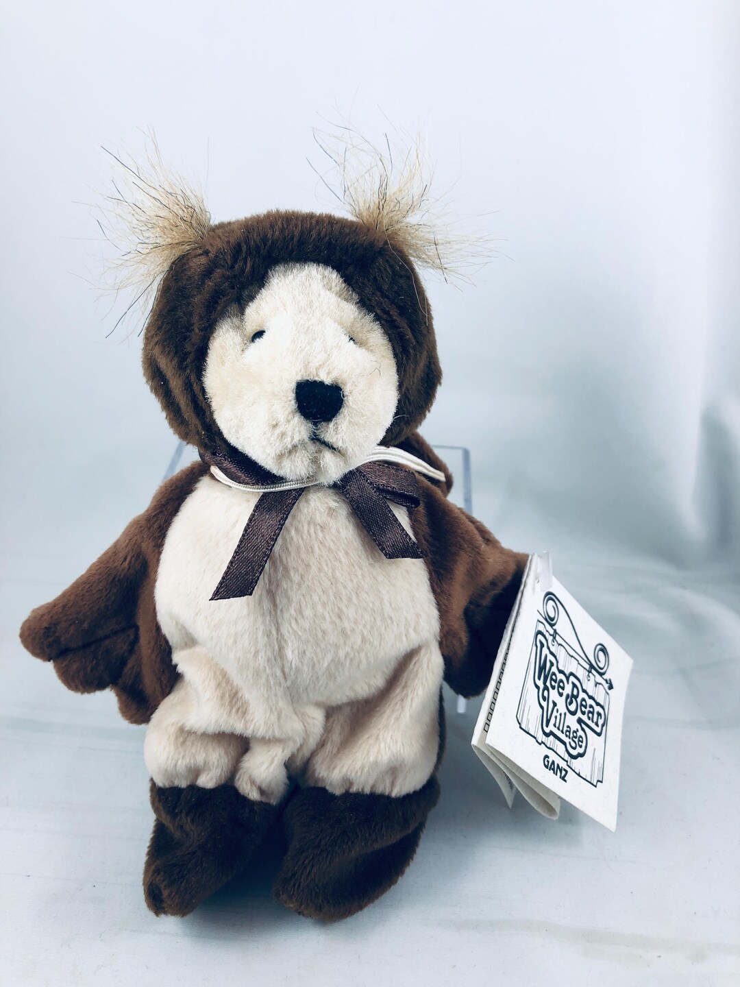 Ganz Wee Bear Village Dr. Hoo Owl Disguise Mask and Outfit Plush W/tag ...